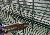 China Anti Climb 358 Mesh Fencing Panels 76.2mm Opening Galvanized Security Fence for sale