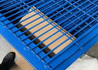 China Anti Climb 358 Mesh Fencing Panels 76.2mm Opening Galvanized Security Fence for sale