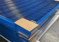 China Galvanized 358 Security Fence 76.2mm x 12.7mm Mesh with Studded T Posts and Clips for sale