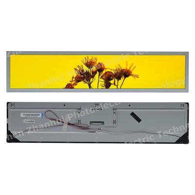 China High Brightness 28 Inch Bar Type TFT LCD Display With LVDS 51 Pins 1920x360 for sale