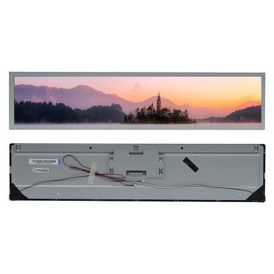 China 28 Inch Custom LCD Screen 1500nits LCD Display 1920x360 Ultra Wide Stretched Bar Type TFT LCD Display for sale