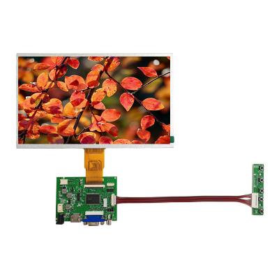 China Custom Industrial HDMI LCD Display 10.1 Inch 500nits IPS 1024x600 RGB Interface TFT Touch Display Wide Temperature for sale