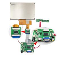 China 7 Inch Wide Temperature LCD 800x480 IPS 480nits TFT LCD Display Module  LVDS Optional Touch Panel for sale