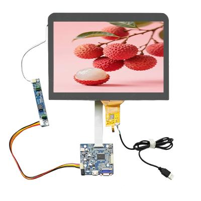 China Industrial Grade 12.1 Inch IPS Wide Temperature 1024x768 PCAP Touch Display 850nits Lvds TFT LCD Module for sale